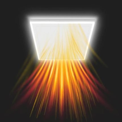 QH-HL WiFi infraroodpaneel met LED verlichting - 63 x 128 cm - 840 watt